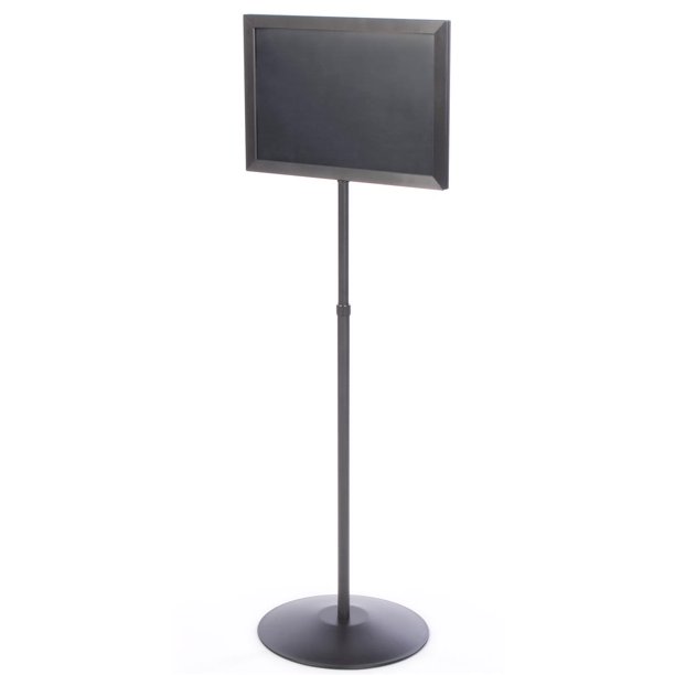Indoor 17" x 11" Floor Sign Stand Holders with Telescoping Pole to ...