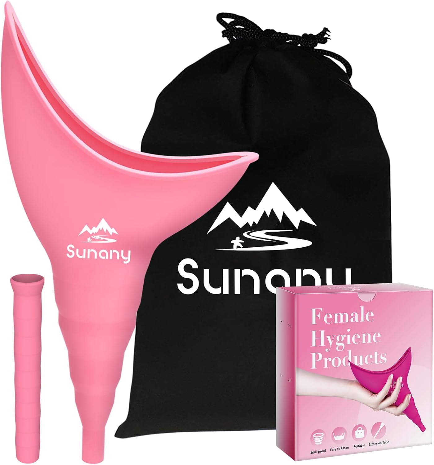 SHIQI-Female Urination Device,Reusable Silicone Female Urinal Foolproof ...