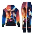 2PCS Zombie Character Tracksuit Outfit Hoodie Sweatshirt & Jogger Pant ...