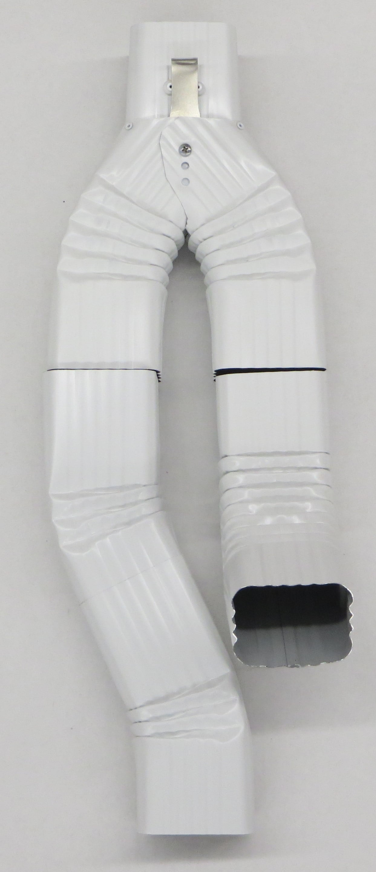 Inline Downspout Diverter for Rain Barrels (3X4, LOW GLOSS WHITE ...