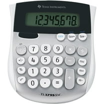 Texas Instruments TI-1795SV Minidesk Calculator, 8-Digit LCD - Walmart.com