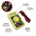 Performance Tool W2974, Digital Multimeter Tester Electric Power Tester ...