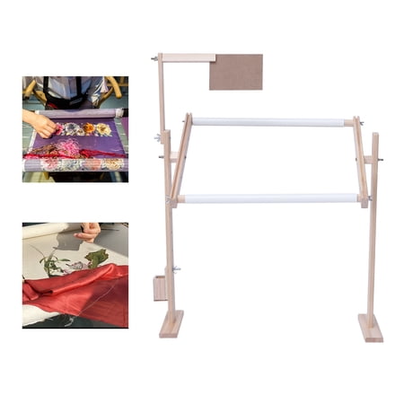 Pine Wood Cross Stitch Embroidery Frame Embroidery Vertical Floor Solid ...