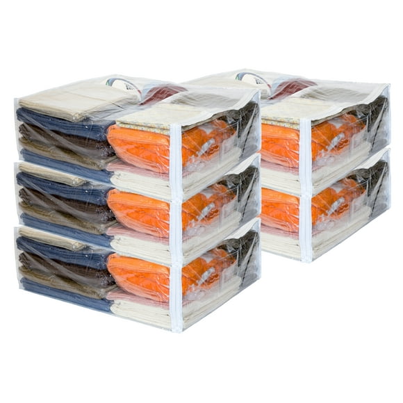 Clear Zippered Storage Bags