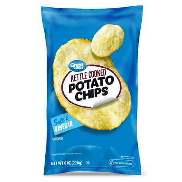 Great Value Party Size Kettle Cooked Jalapeno Flavor Potato Chips, 13.5 ...
