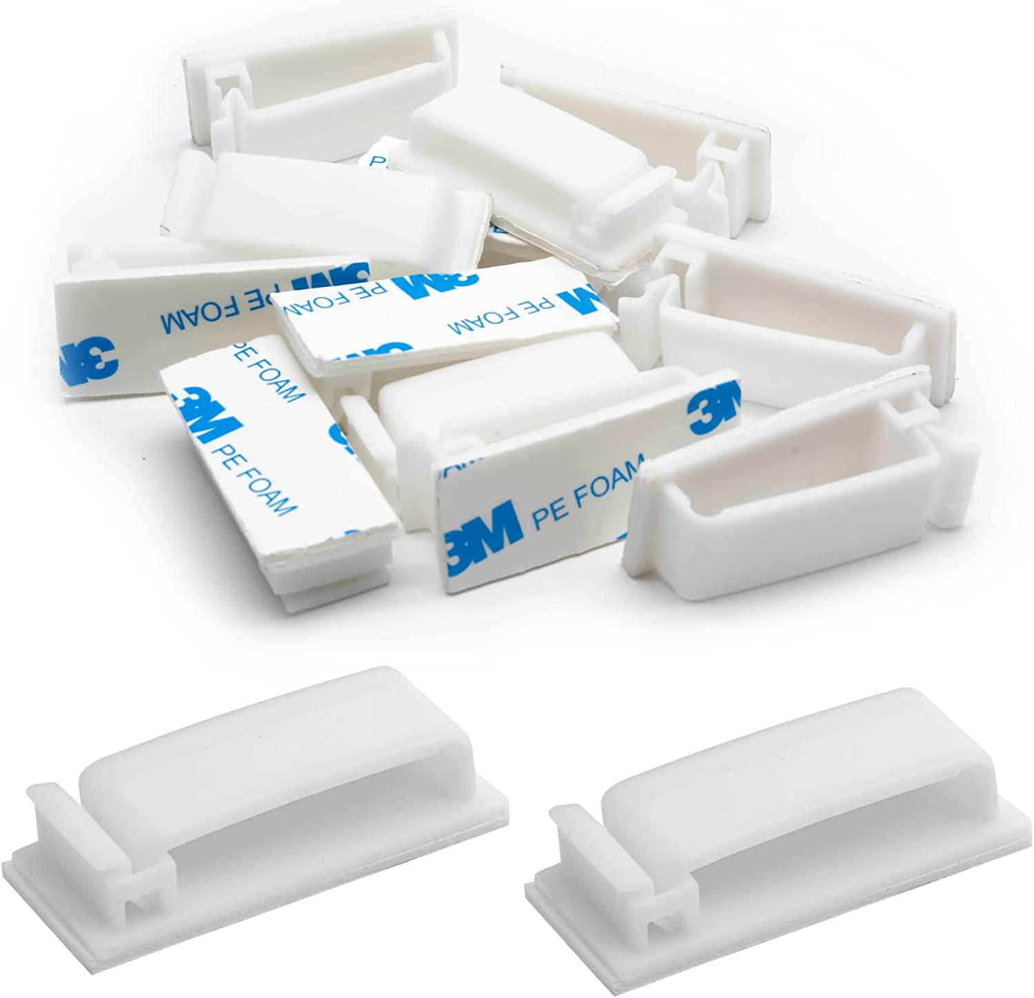30 Pcs Adhesive Cable Clips, Cable Wire Management Clips Cable ...