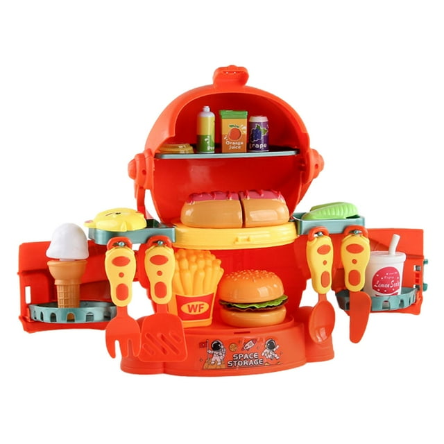 Kitchen Pretend Play Set Pretend Cooking Food Playset for Preschool ...