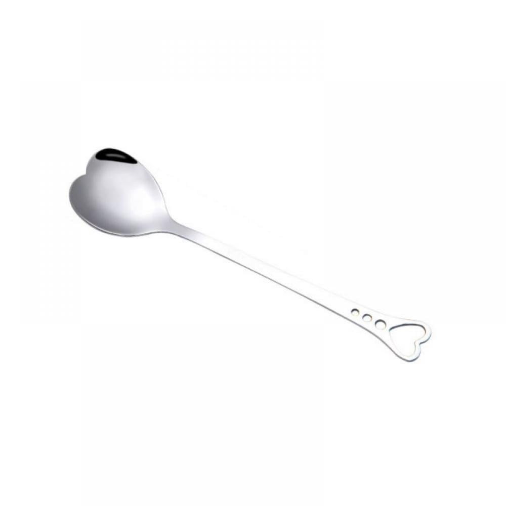 Heart-Shaped Spoons, 5.7 Inch Coffee Espresso Spoons Teaspoons Coffee ...