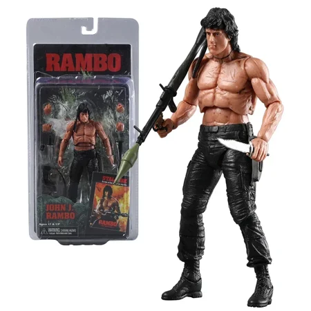 NECA Rambo SDCC 2015 Force Of Freedom Action Figure Joint Movable Model ...