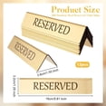 12Pcs 201 Stainless Steel Reserved Table Signs Tent Signs for ...