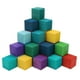 Cubes Wooden Building Blocks, Children Block Toys Soak Color Process ...
