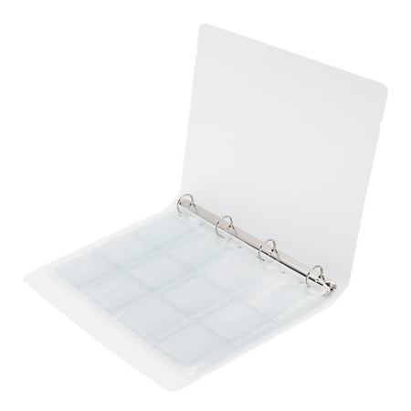 Transparent Binder Clear Sheet Protector Photo Organizer Badge Storage ...