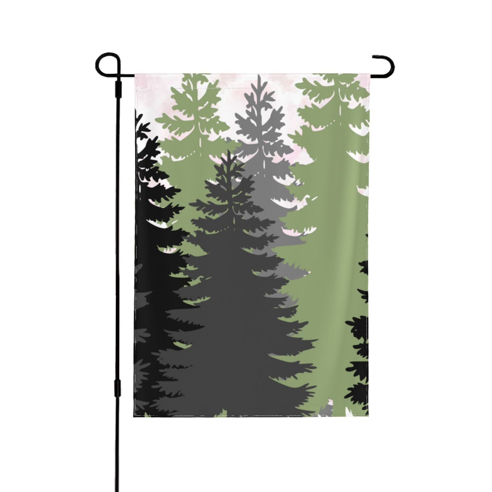 XMXY Forest Trees Green Garden Flags Double Sided,Farmhouse Holiday ...