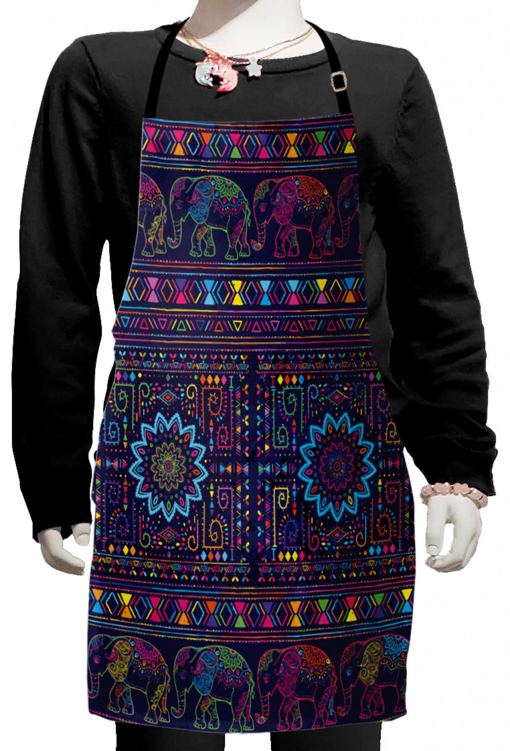 Psychedelic Kids Apron, Traditional Colorful and Hippie Themed Baby ...