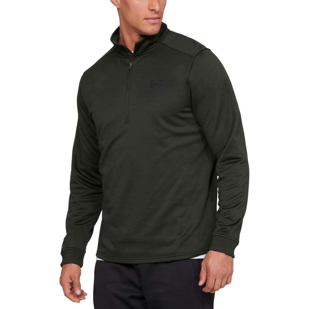 Mens Solid Large 1/2 Zip Fleece Jacket L - Walmart.com