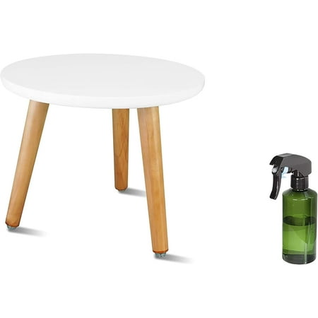 Plant Table Stand Indoor Mid Century Plant Stand 8.5in Small Wood Stool ...