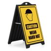 M&T Displays Black Street SignPro Board, Weatherproof A-Frame Sidewalk ...