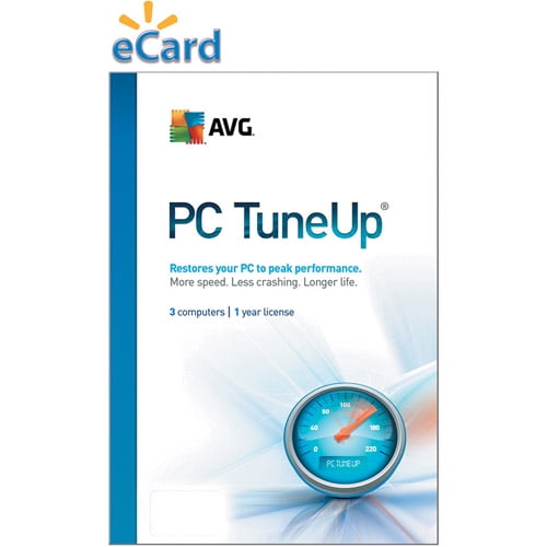 AVG PC TuneUp 3-User $29.99 (Email Delivery) - Walmart.com