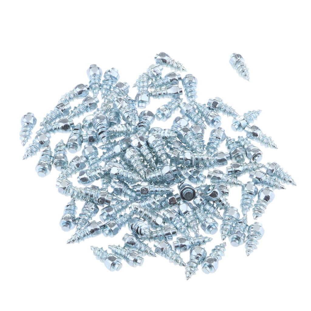 100pcs 9mm Carbide Screws Wheel Tire Studs Snow s Anti-Slip for Car ...