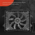 A-Premium Engine Radiator Cooling Fan Assembly with Brushless Motor ...