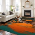 African Woman with Beauty Turban 6'x9' Rug for Dining Room Table and ...