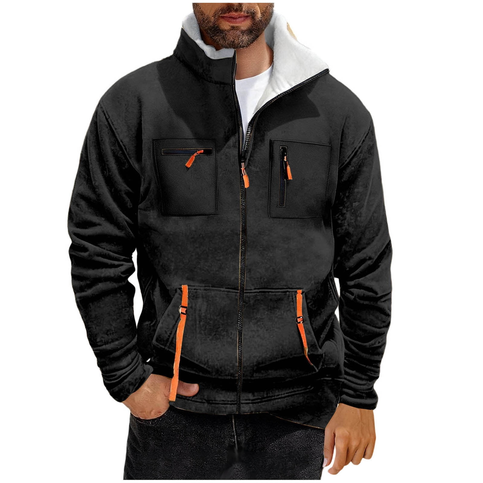 Click here for Plebaso Mens Fleece Lined Full Zip Sweatshirts Sta... prices