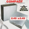 BENCH WIZARD 2.45" Steel Bench Block Durable Surface for Stamping ...