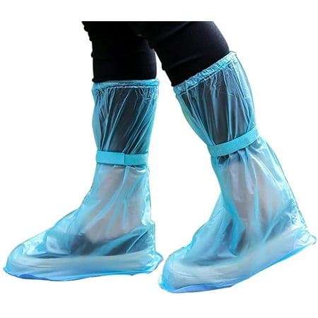 Transparent Waterproof Shoe Cover High-tube PVC Thick Wear-Resistant ...
