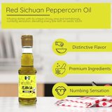 NPG Sichuan Red Peppercorn Oil 7.1 fl oz, Cold Pressed Szechuan Pepper Corns, Medium Mouth ...