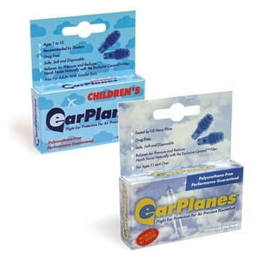 Cirrus Healthcare Original EarPlanes, Filtered Earplugs for Flying ...