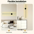 1m Wall Light, Long LED Wall Lamp, LED Linear Wall Lamp for Bathroom ...