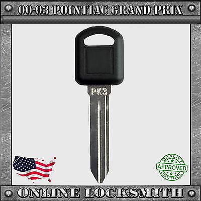 New Transponder Key Pontiac Grand Prix 2000-2003 B103 Key Megamos 13 ...