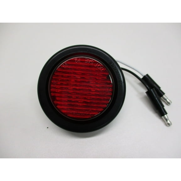 Partsam 10x Red 2" CM31 Round Sealed Clearance Marker Light 4LED ...