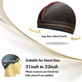 shiyou-Wave Cap,Silky Stocking Wave Cap for Men Women, Black Wave ...