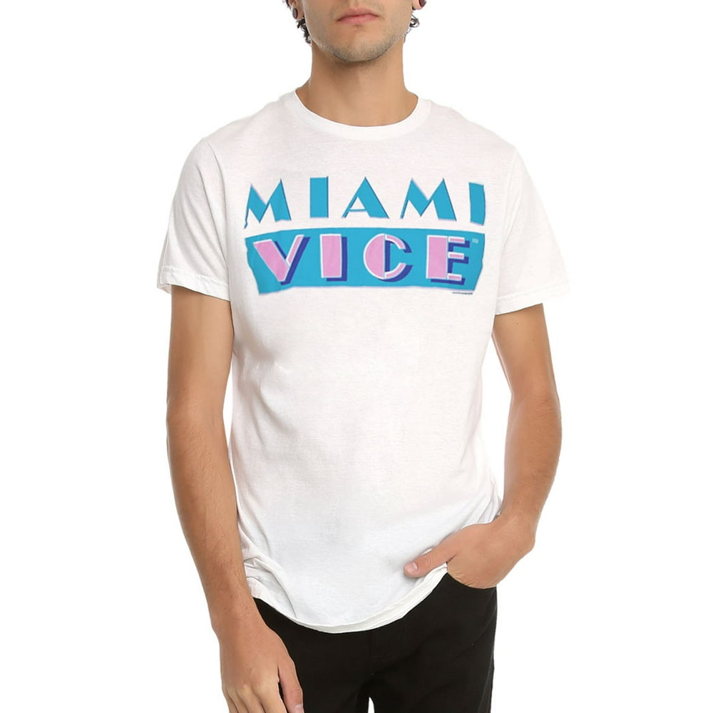 Miami Vice - Miami Vice Classic Logo T-Shirt - Walmart.com - Walmart.com