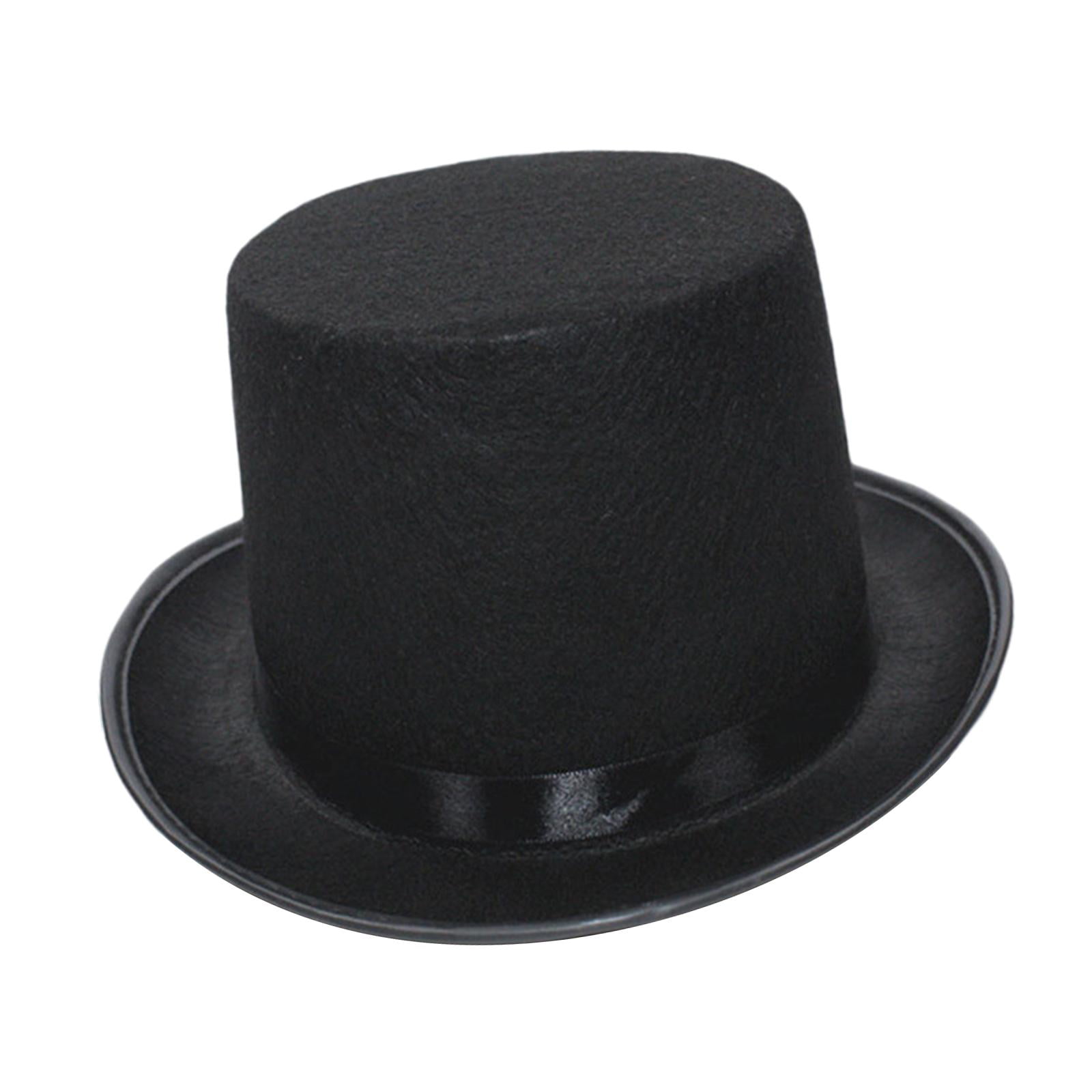 Click here for Beloving Felt Top Hat With Satin Band Classic Flat... prices