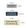 Standard Please Ring Bell for Assistance (Bell) Sign (Red) - Large ...