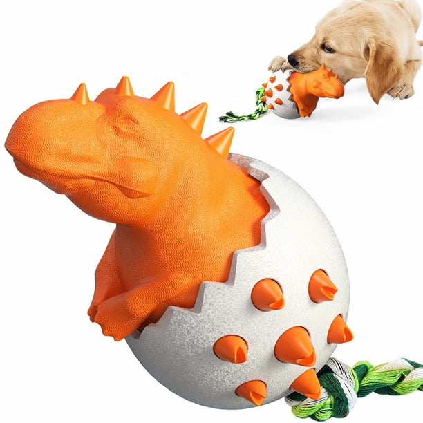 GARENAS Kong Dog Toys Dinosaur Egg Dog Molar Stick Chew Pet Supplies ...