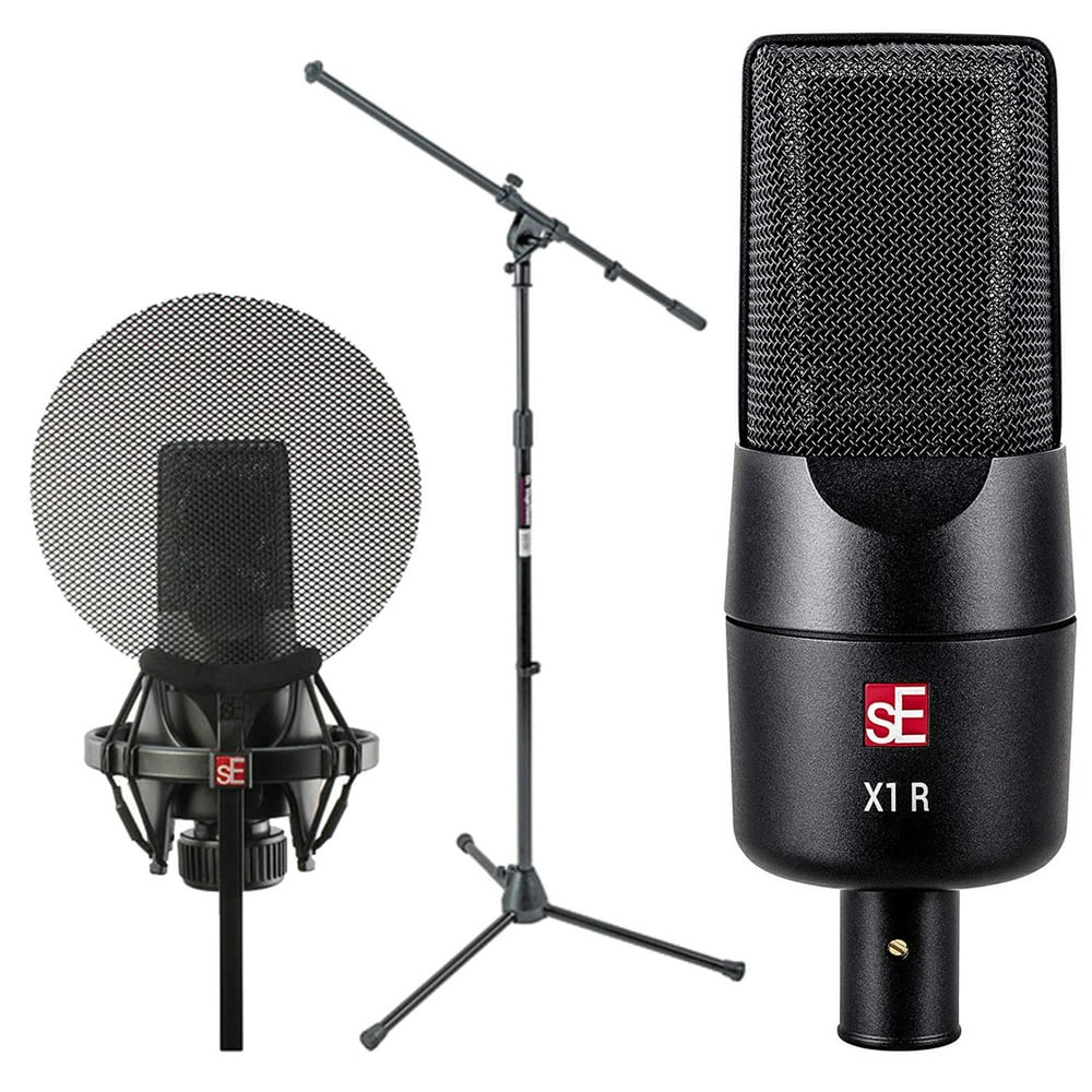 sE Electronics X1-R X1 Series Ribbon Microphone and Clip + sE ...
