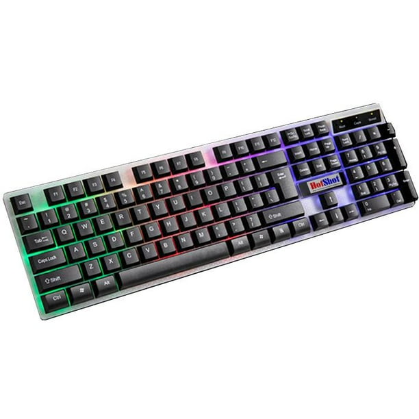 Teclados con luz LED LightKey MXKEY-001 Negro Hot Shot Teclados con luz LED LightKey MXKEY-001 ...