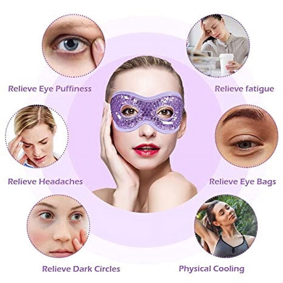 Namzi -a - Mascarilla refrescante para ojos, reutilizable, con perlas ...