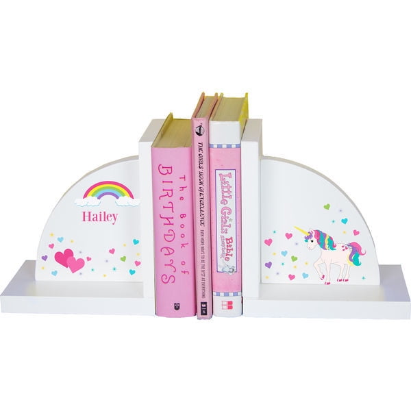 Personalized unicorn Childrens Bookends - Walmart.com