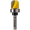 5 Bit Pattern/Template Flush Trim Router Bit Set - 1/4" Shank - Yonico ...