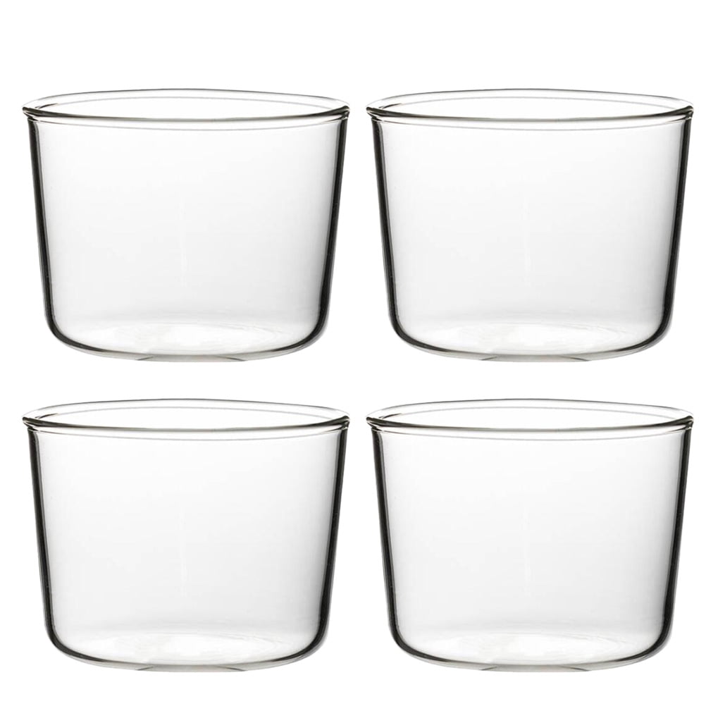 Click here for Shisuyan 4pcs 200 Ml Simple Glass Cupcake Cups Des... prices