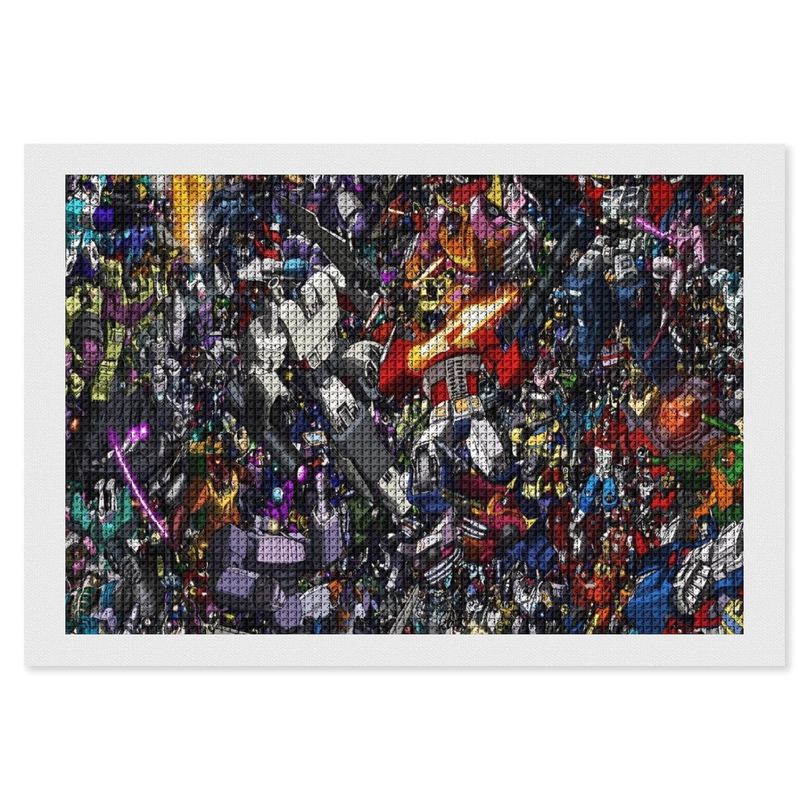 Diamond Picture Transformers Full Drill Diamond Arts for Beginners,5D ...