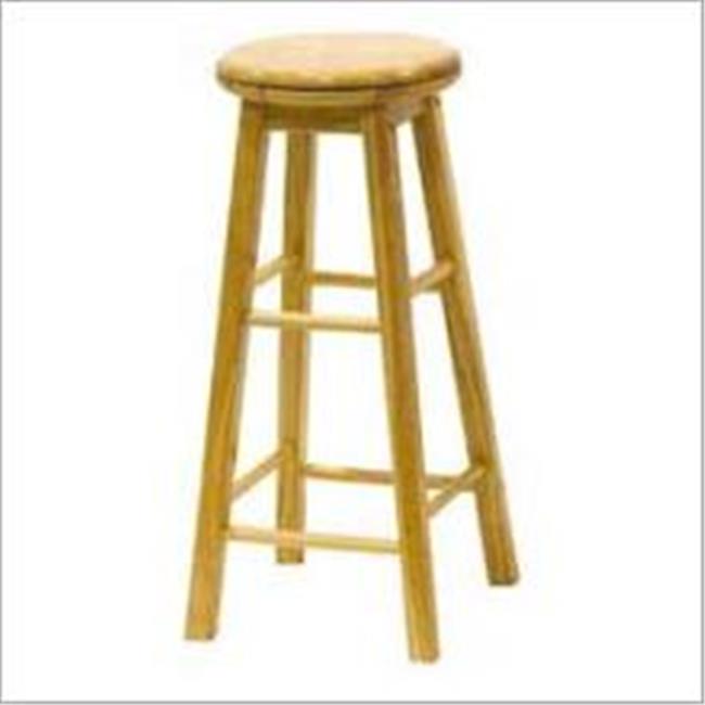 Beech Beechwood BAR STOOL 30 Inch ASSEM SWIVEL SEAT - Set of 2 ...