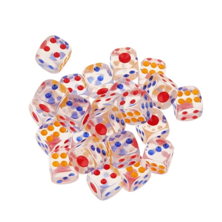 Lot Of 25 Translucent With Faces 12mm D6 Party RPG | Walmart Canada