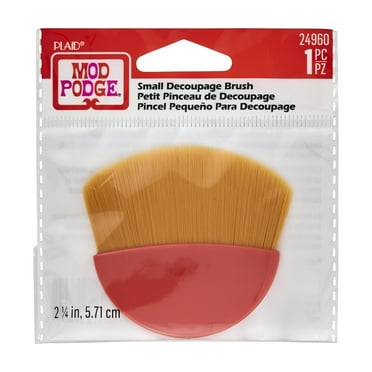 Mod Podge Decoupage Brush Set, 1” and 2” Gold Synthetic Bristles, 2 pc ...