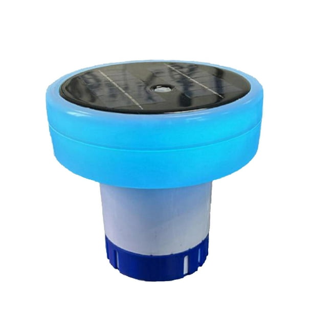 GROWTH TANK Pool Chlorine Dispenser Floater Compact Solar Light for ...