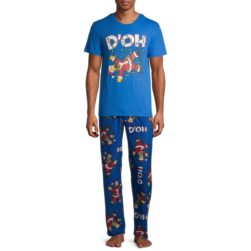 The Simpsons - The Simpsons Men's Pajama Set - Walmart.com - Walmart.com